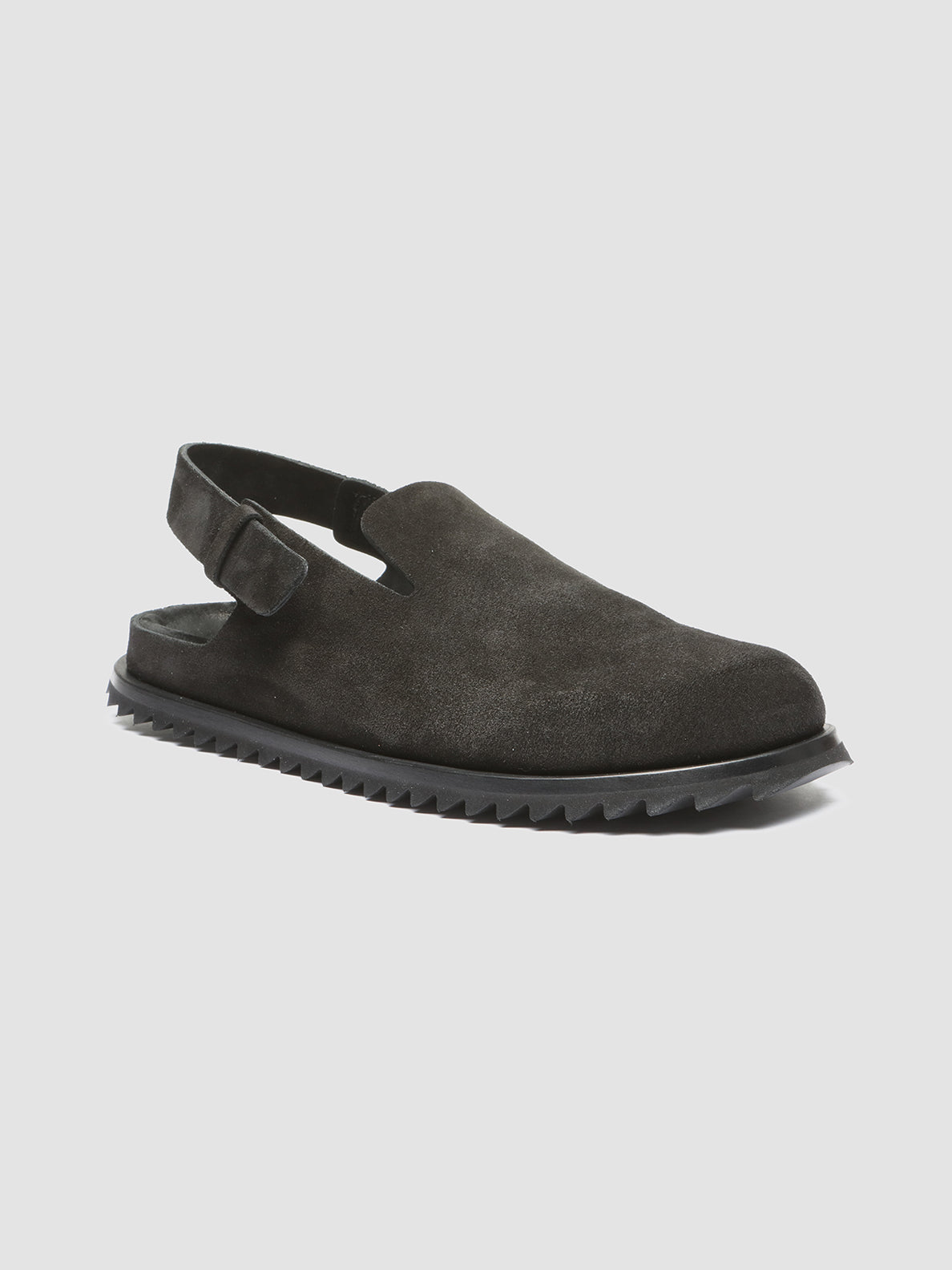 INTROSPECTUS 002 - Black Suede Back Strap Sandals – Officine Creative