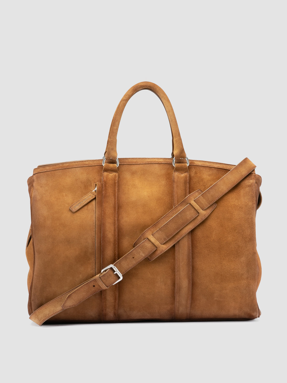 Men's Brown Suede Bag: QUENTIN 009 – Officine Creative